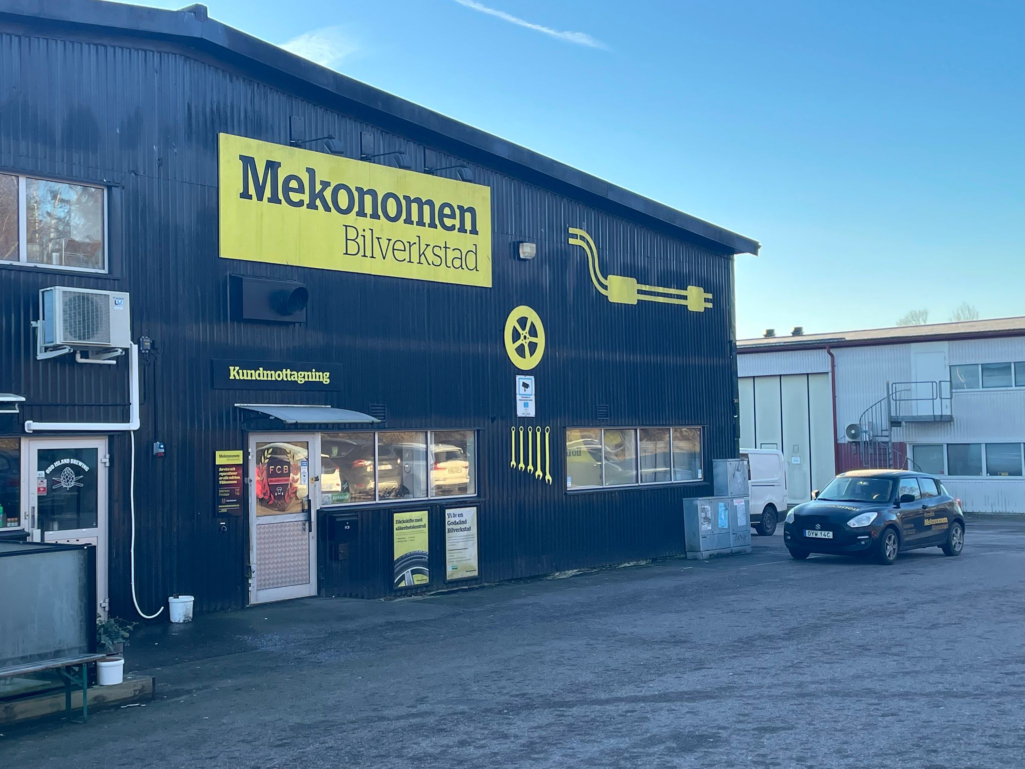 Kontaktuppgifterna till Mekonomen bilverkstad i Lindome